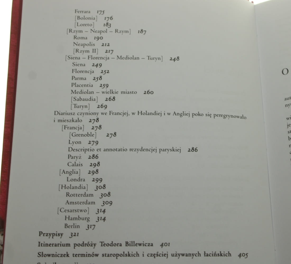Diariusz podróży po Europie w latach 1677-1678 Billewicz Teodor (2004)